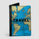 Travel - World Map - Passport Cover - Mars