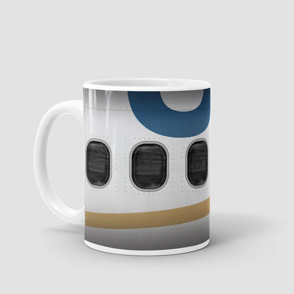 Coffee Mug - UA - United Airlines Airplane Windows