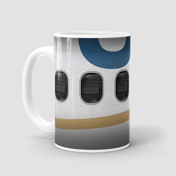 Coffee Mug - UA - United Airlines Airplane Windows