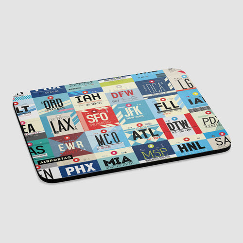 XXL Airports USA - Mousepad