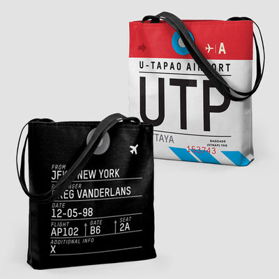 Tote Bag - UTP - U-Tapao Airport - Rayong, Thailand - IATA code UTP