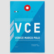 Poster - Wall Art Print - VCE - Venice Marco Polo Airport - Venice ...