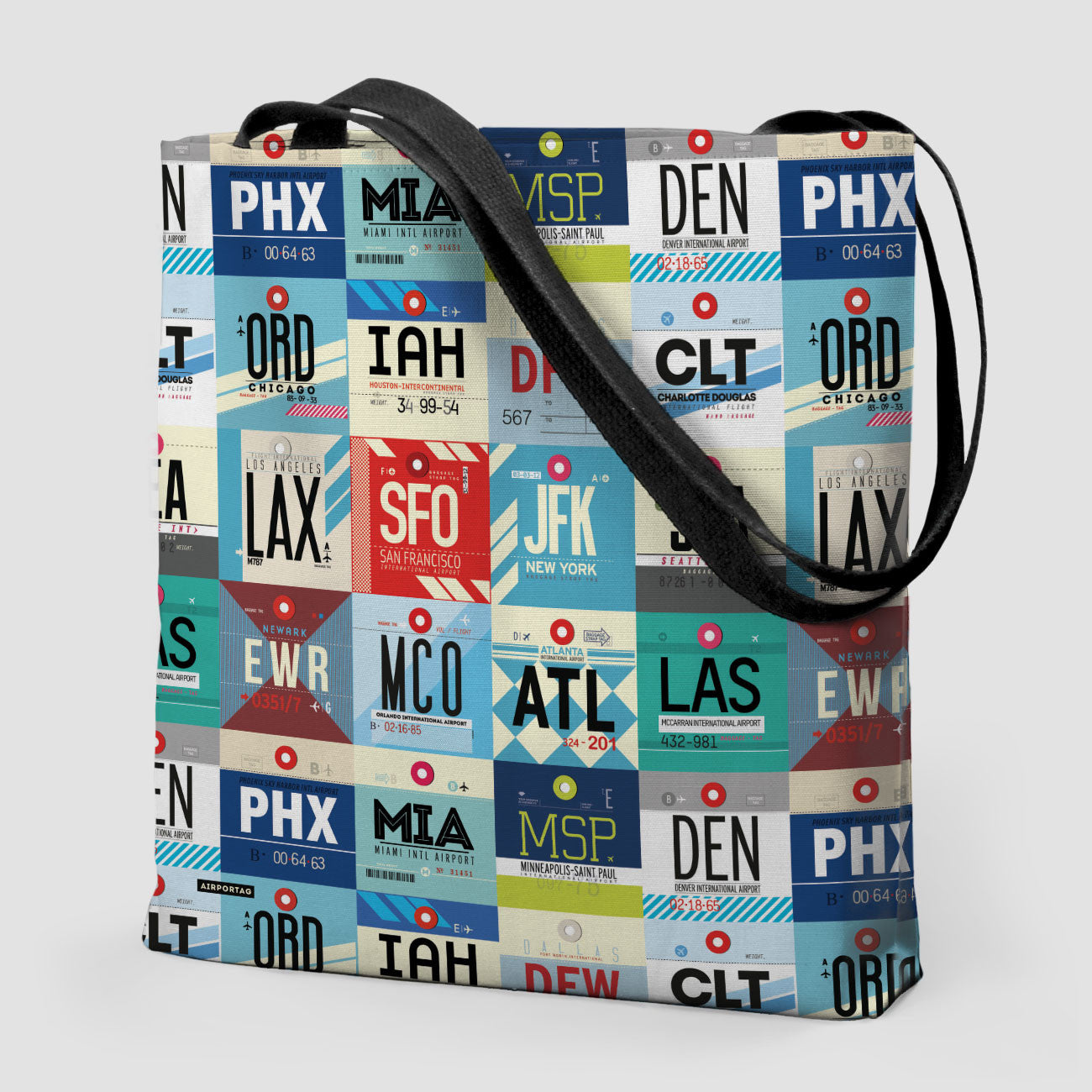 Tote Bag - USA airports codes